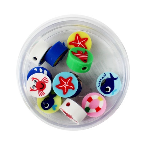 Fimoliperlen, rund, Ocean | Fimo Perlen | Perlen | DIY | Online ...