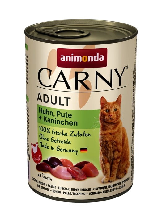 Carny Adult 400g Huhn Pute+Kaninchen | Nassfutter | Futter | Katze ...
