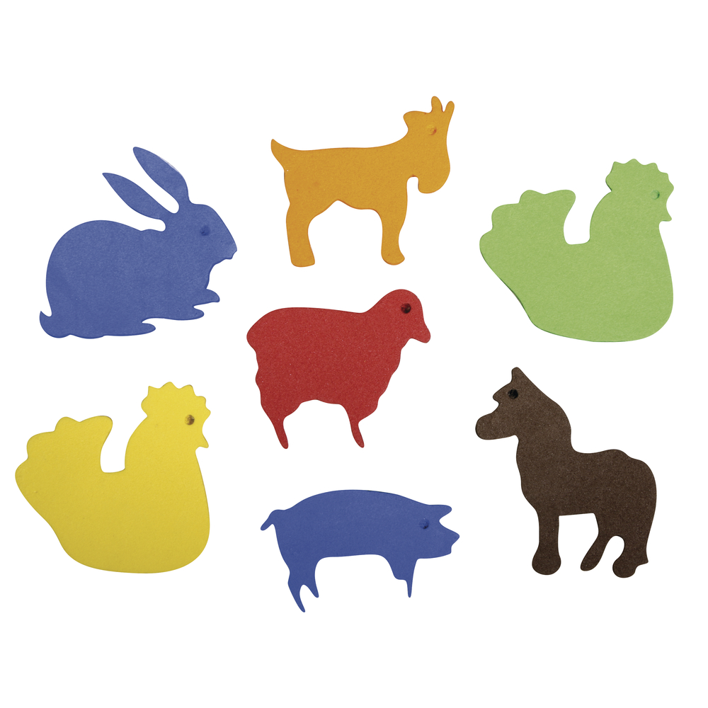 Moosgummi Stanzteile Bauernhof | Moosgummi | Bastelmaterial ...