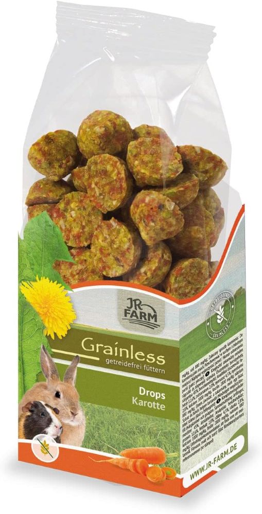 JR Grainless Drops Karotte,140 g | Ergänzungsfuttermittel ...